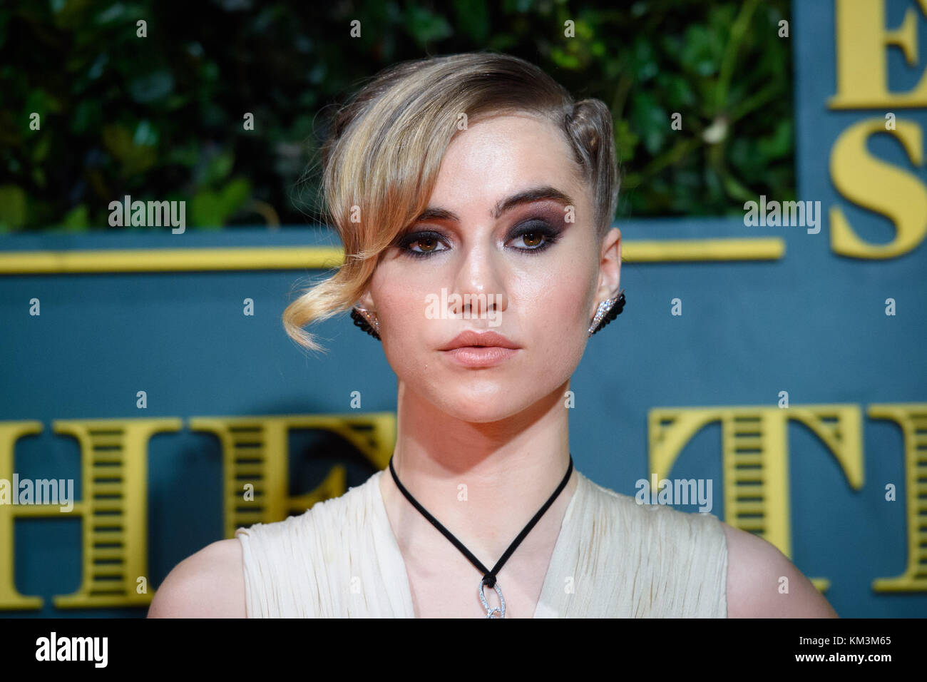 Suki Waterhouse attending the Evening Standard Theatre Awards, at the ...