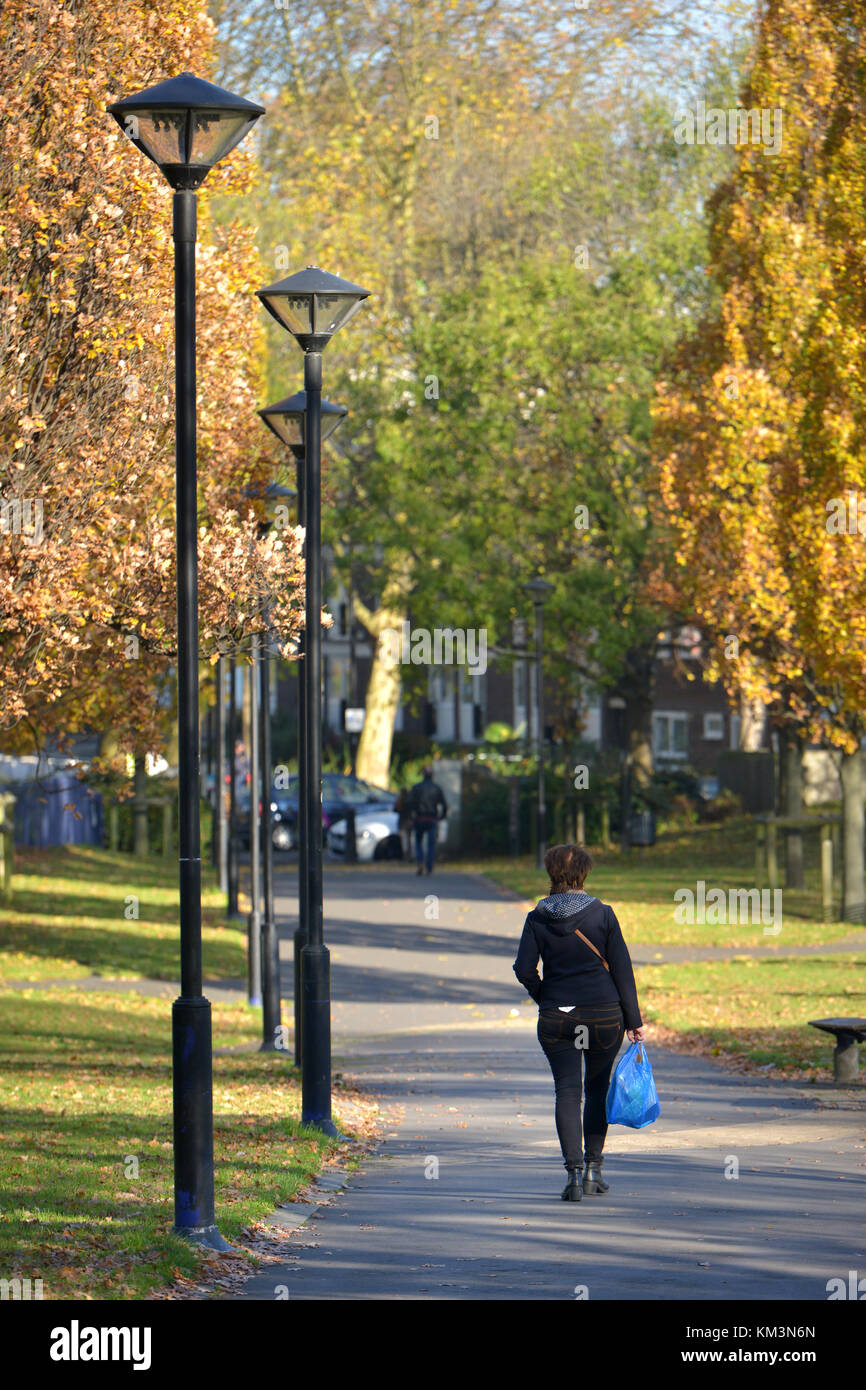 Westbourne Green open space, Westminster, London Stock Photo - Alamy