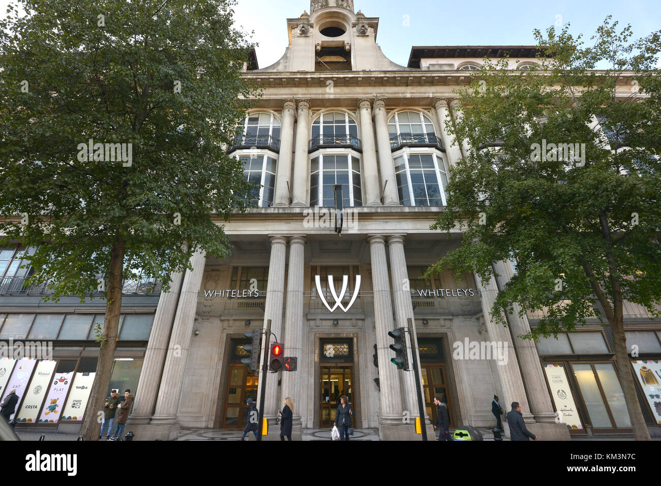 Whiteleys shopping centre, Bayswater, London. Originally London's first ...