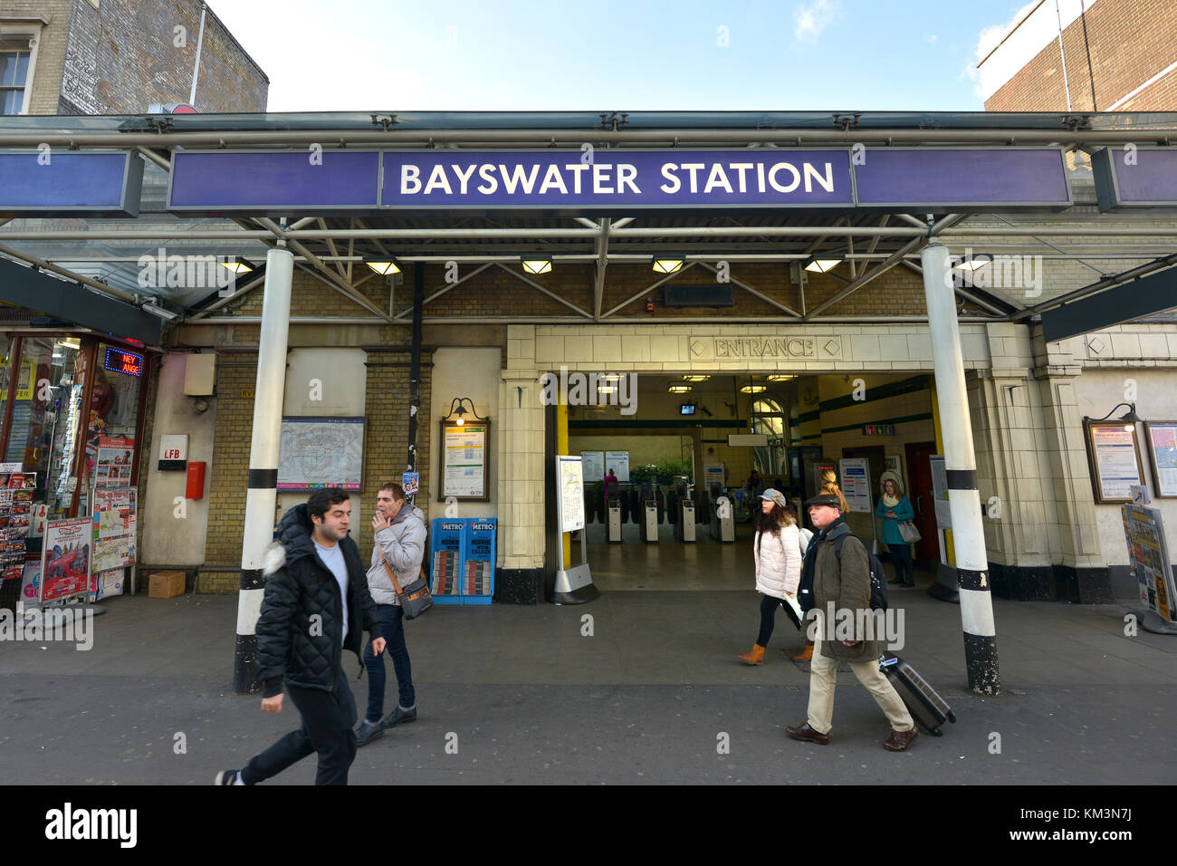 Bayswater Station, London Stock Photo - Alamy