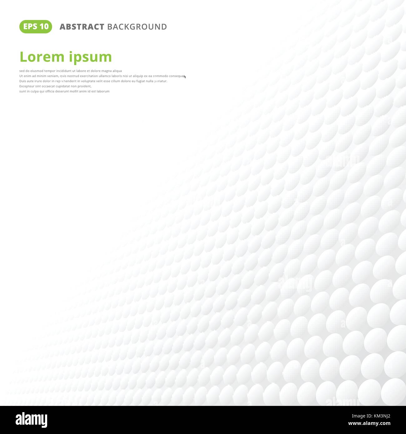 Abstract background stripe 3d circle pattern repeating gradient white ...