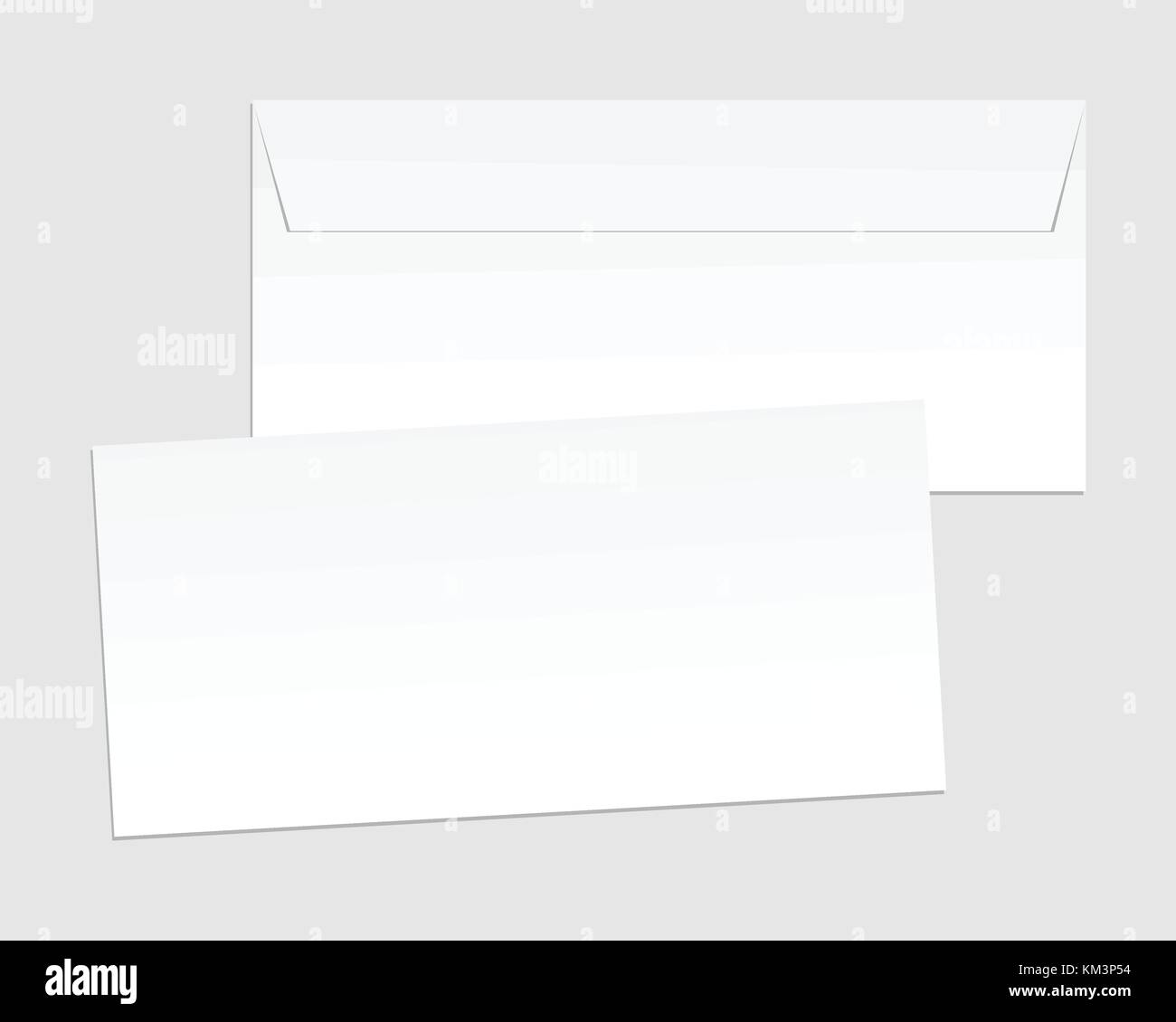 Blank paper envelopes for your design. Vector envelopes template Stock ...