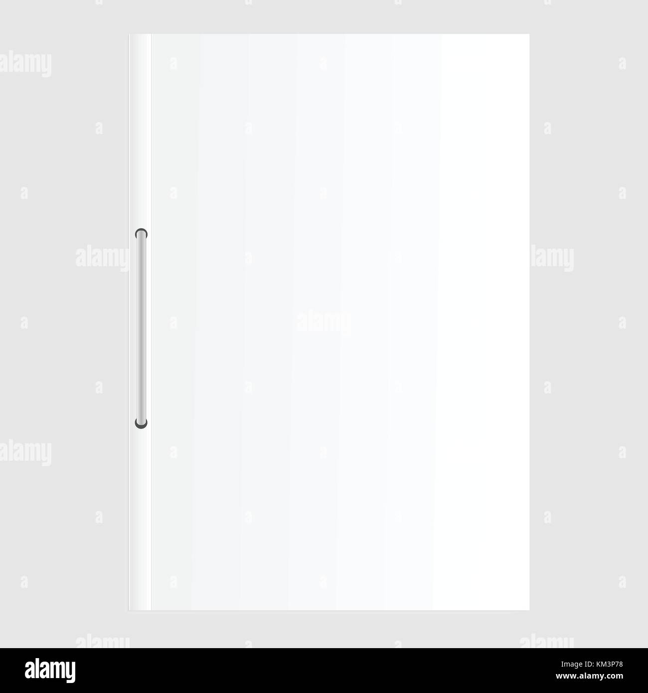 Blank empty magazine or Document file vector, book or booklet, brochure ...