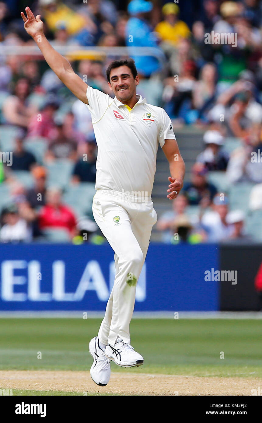 Australia's Mitchell Starc takes the catch to dismiss Jonny Bairstow ...
