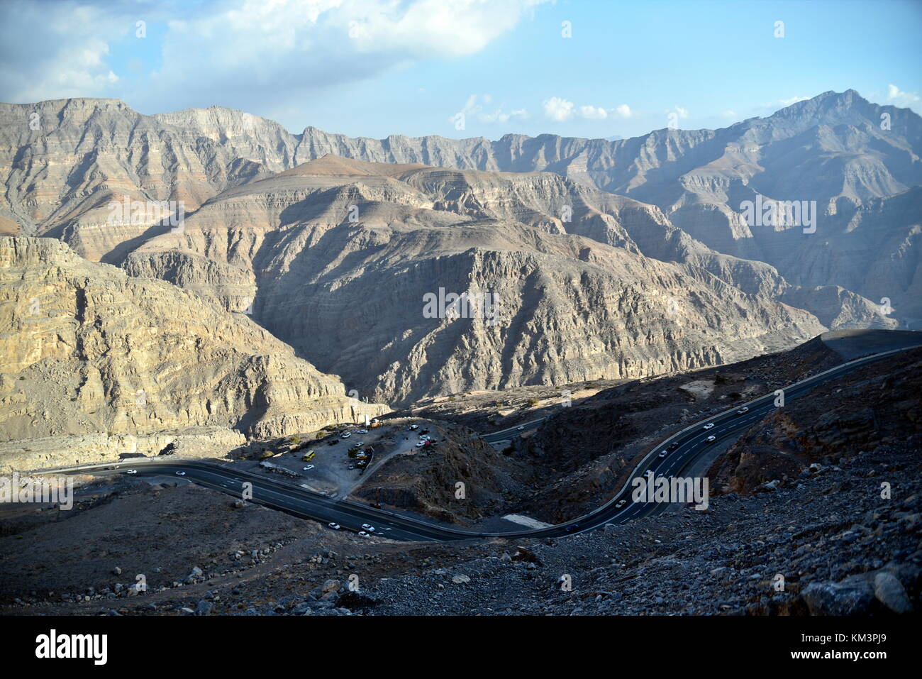 Road to Jais Mountains, Jebel Jais, Ras Al Khaimah, United Arab ...