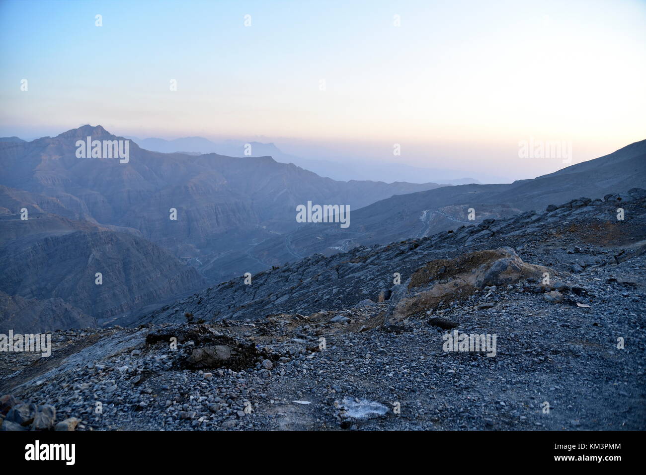 Road to Jais Mountains, Jebel Jais, Ras Al Khaimah, United Arab ...