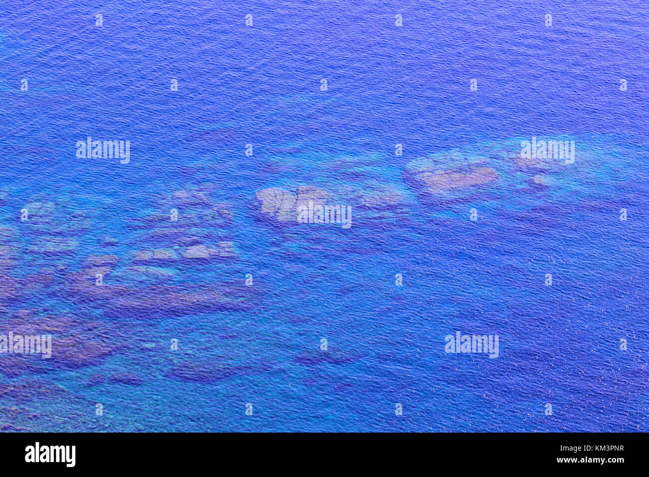 beautiful rock formation in the sea Stock Photo - Alamy
