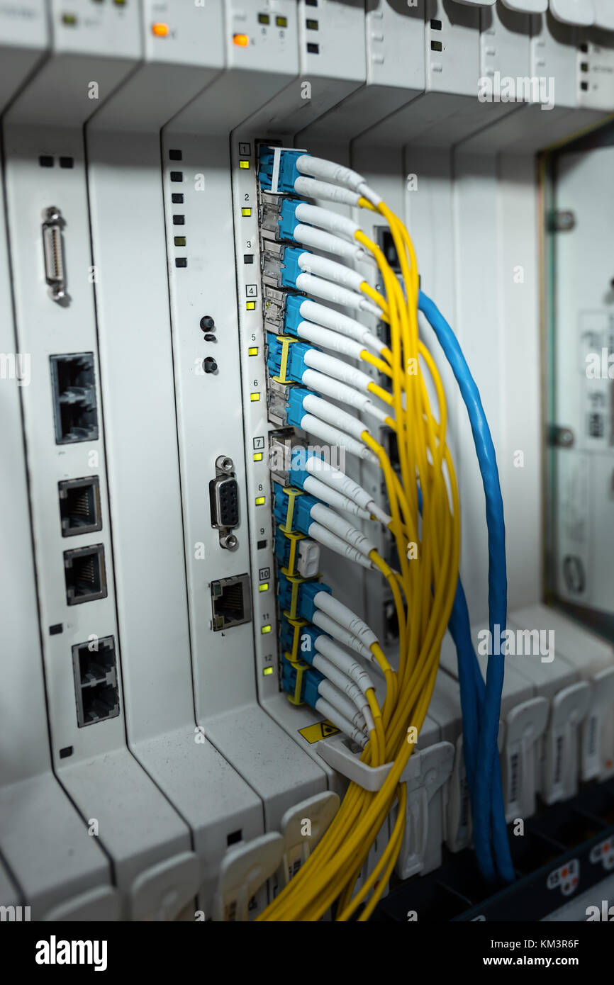 Network server room routers Stock Photo - Alamy