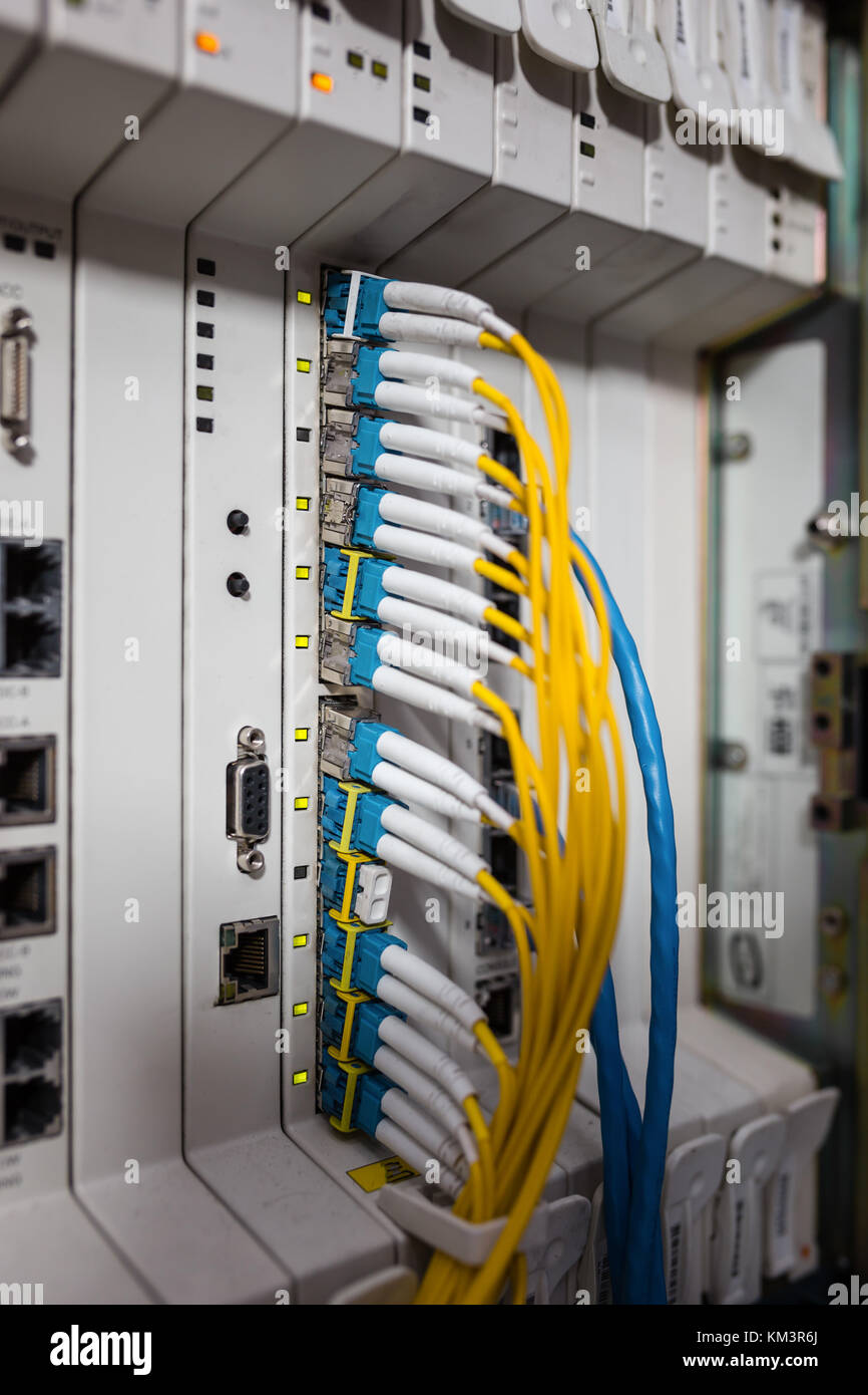 Network server room routers Stock Photo - Alamy