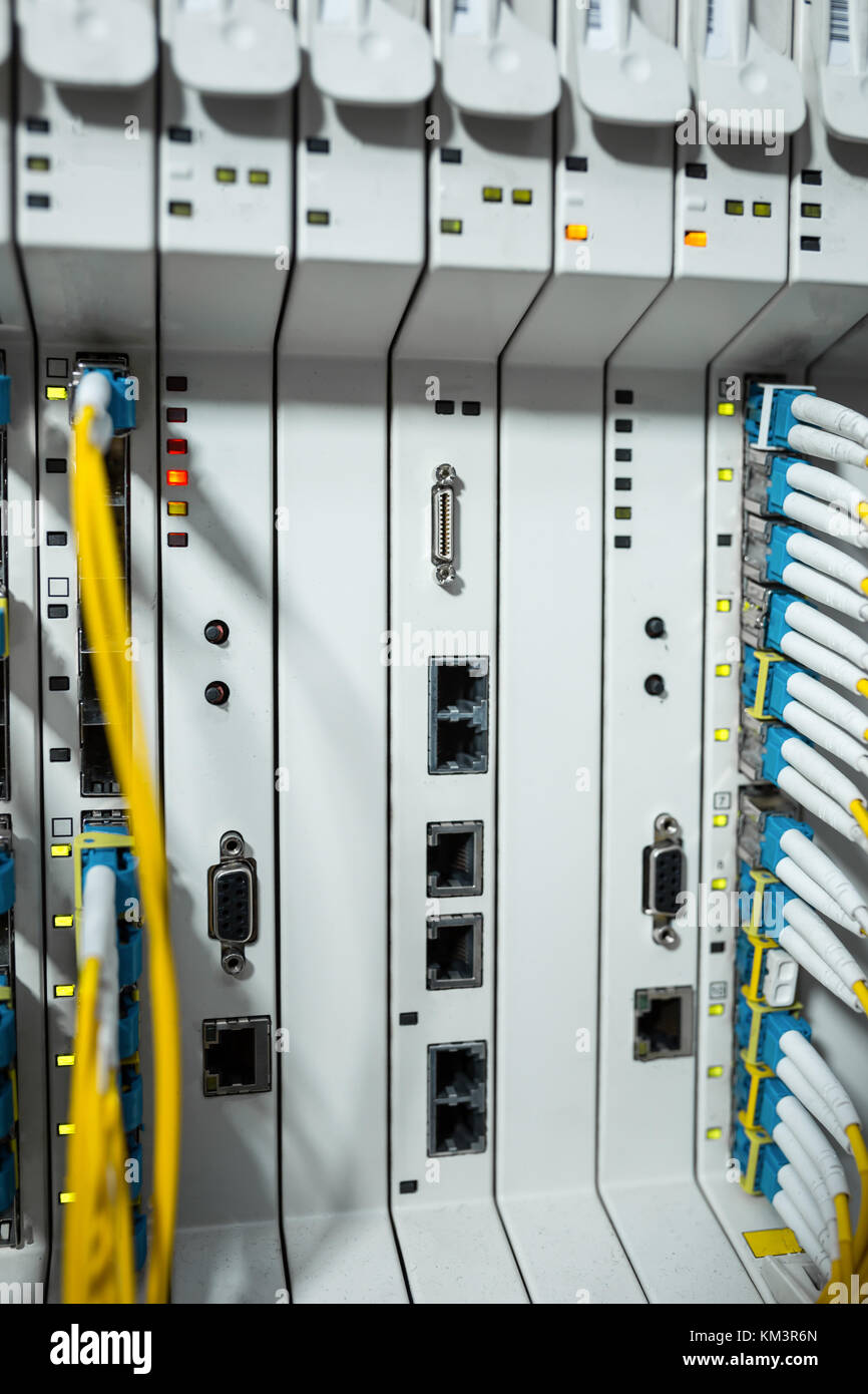 Network server room routers Stock Photo - Alamy