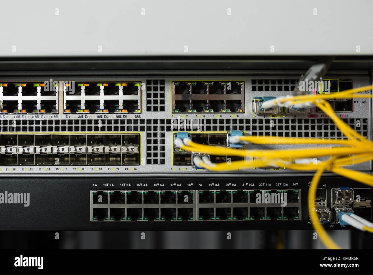 Network server room routers Stock Photo - Alamy