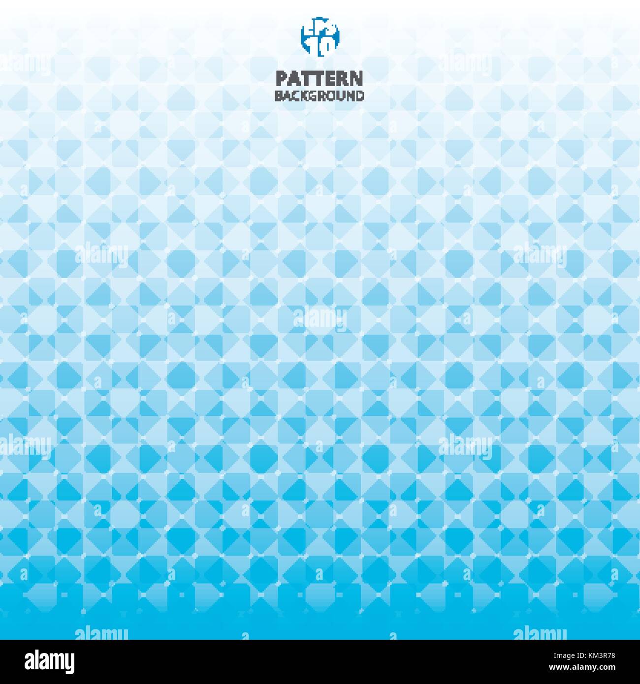 Abstract grid geometric pattern 3d blue color background. Vector ...