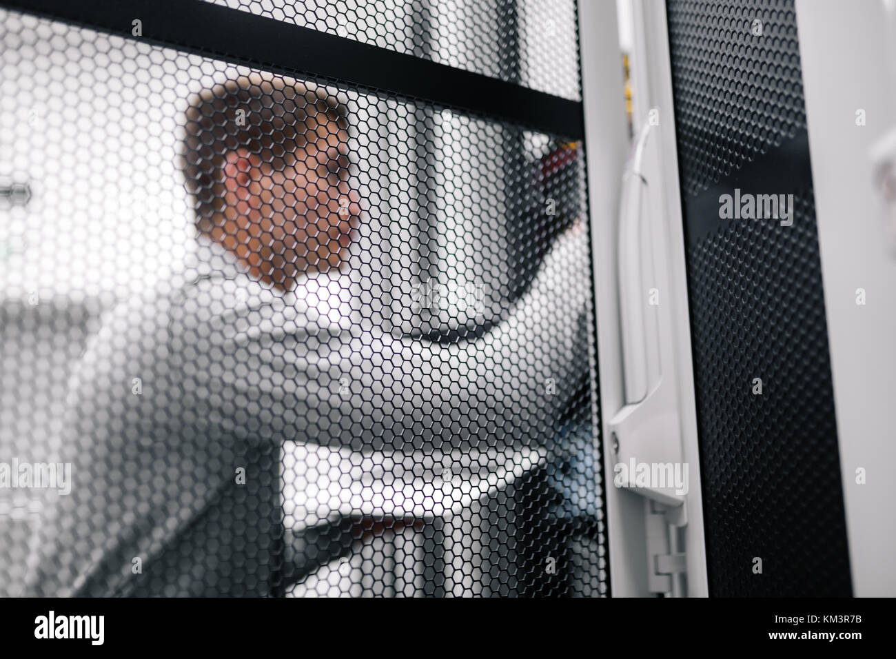 Network server room routers cables hi-res stock photography and images ...