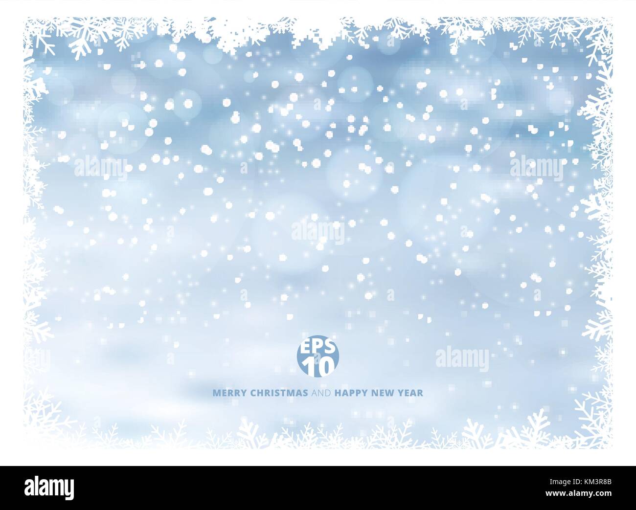 Snowflake Frame Vector