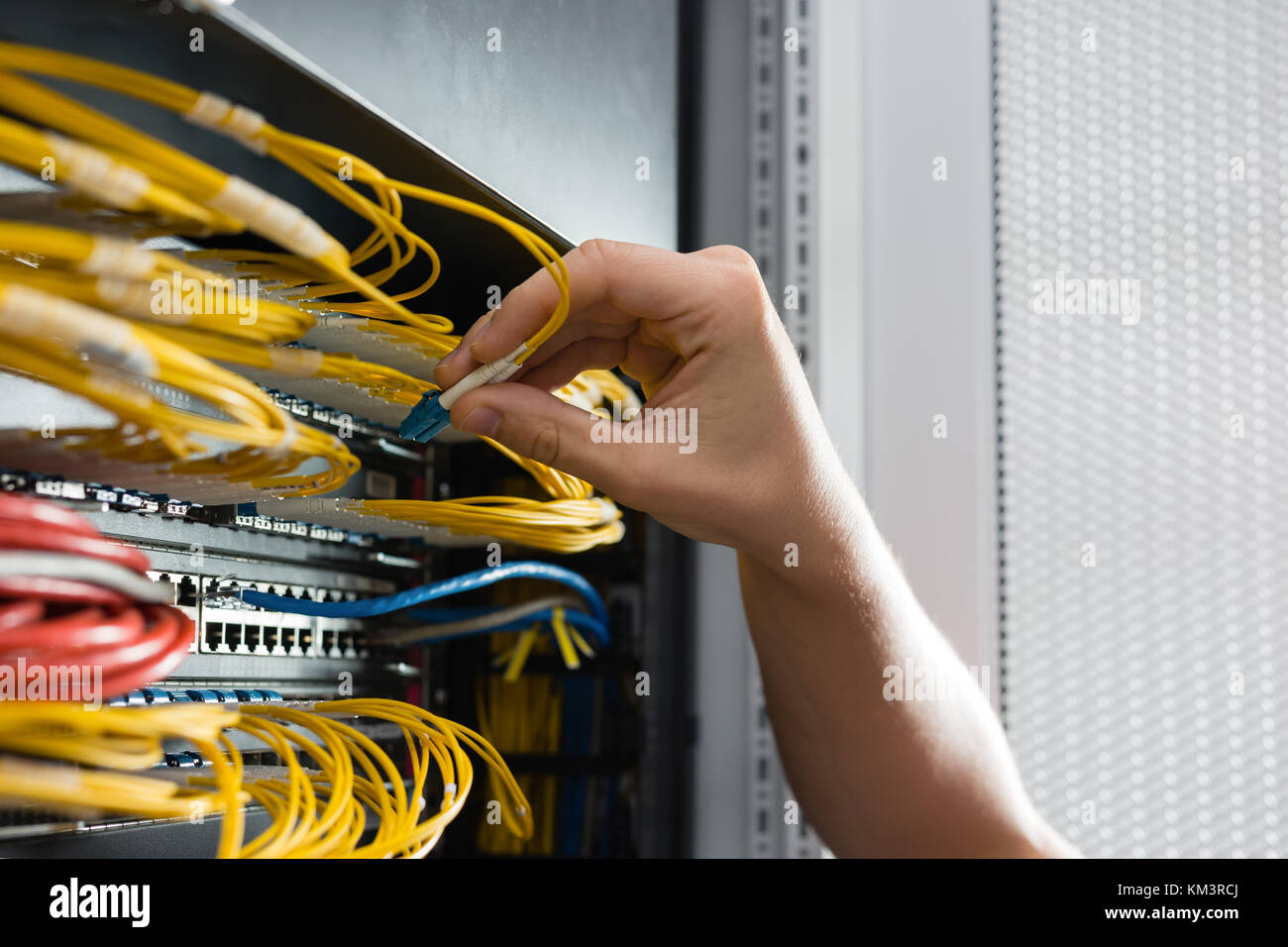Network server room routers Stock Photo - Alamy