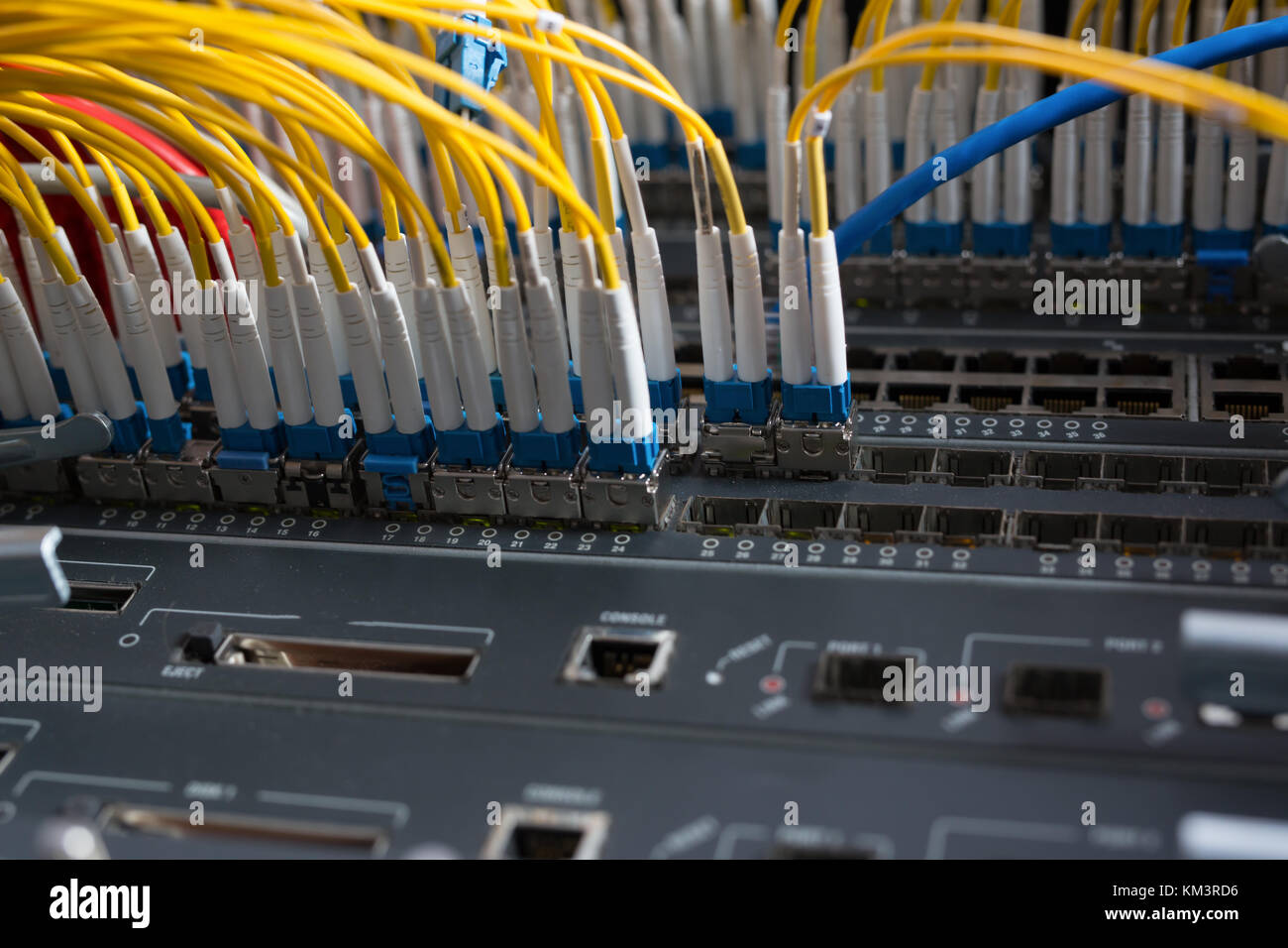 Network server room routers Stock Photo - Alamy