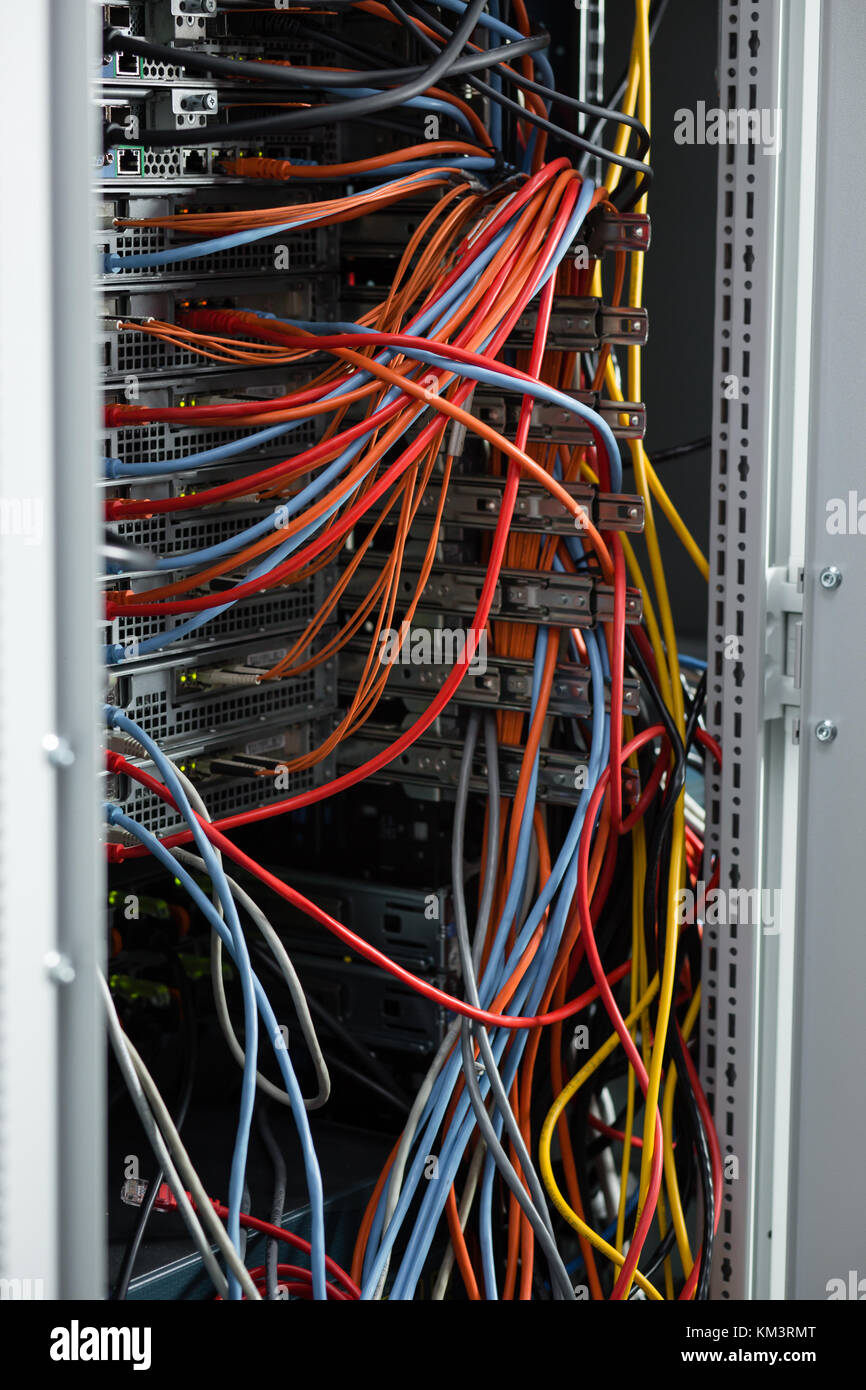 Network server room routers Stock Photo - Alamy