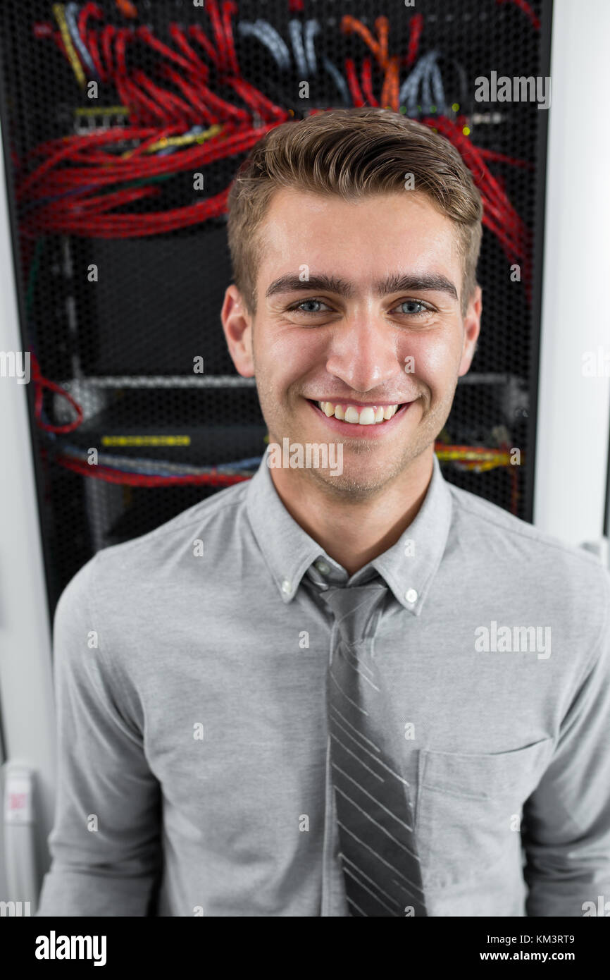 Portrait caucasian data center engineer hi-res stock photography and ...