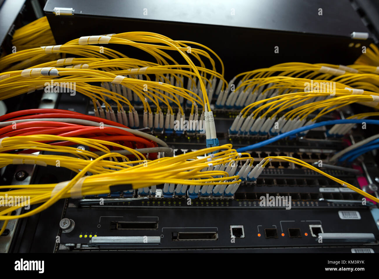 Network server room routers Stock Photo - Alamy