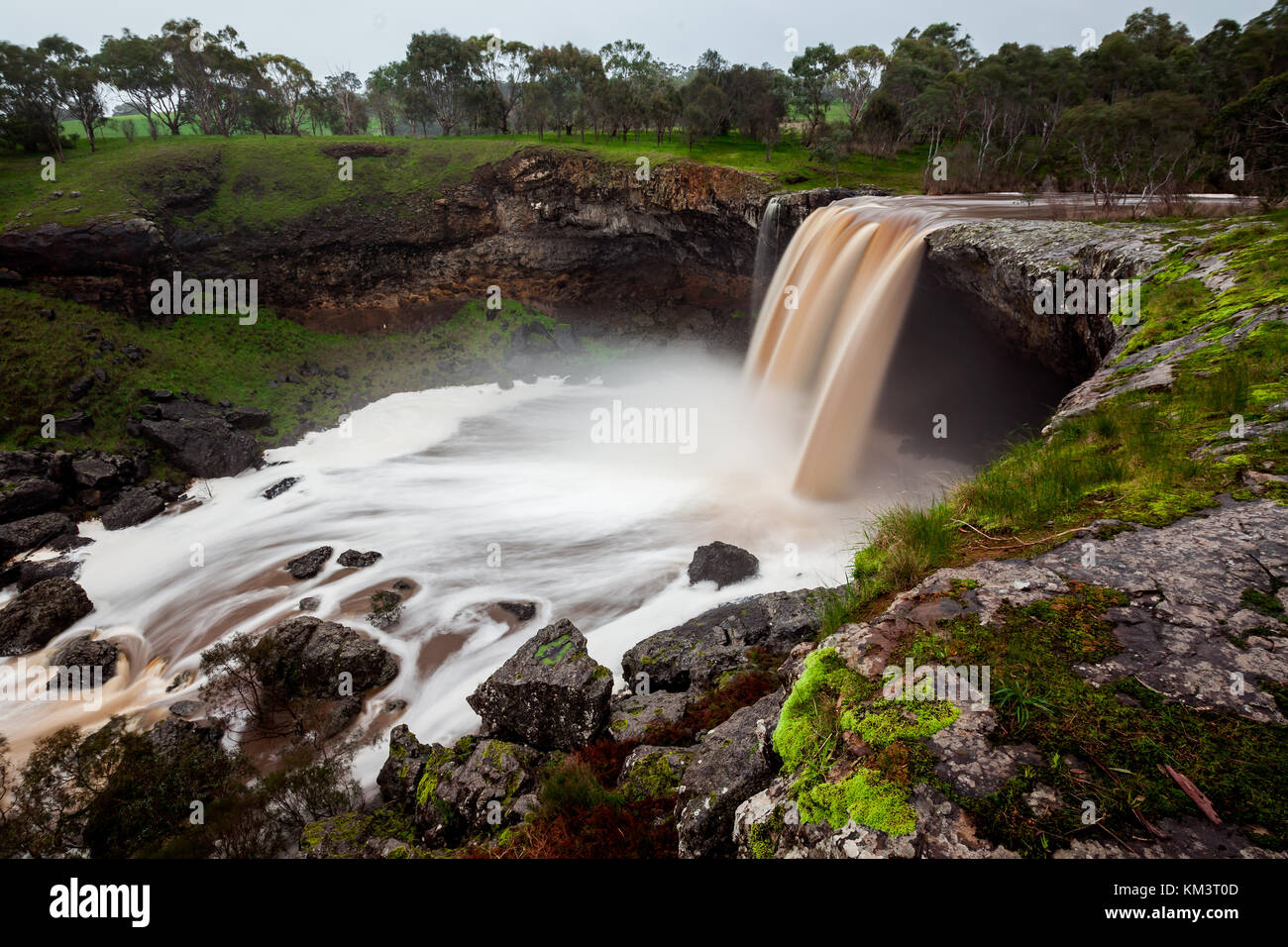 Wannon Falls in Victoria after a huge amount of rains Stock Photo - Alamy
