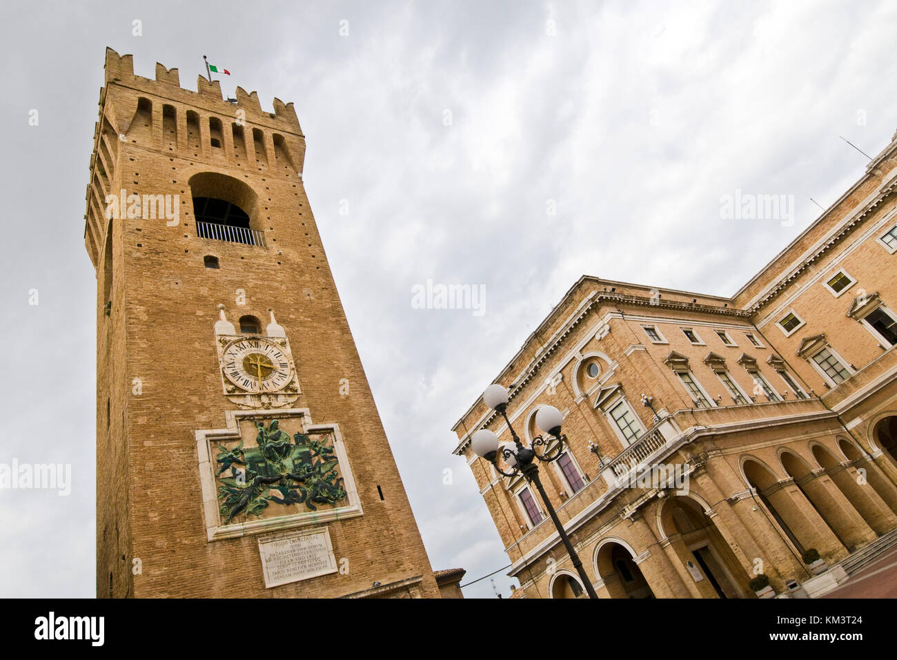 Piazza Giacomo Leopardi, Recanati, Marche, Italy Stock Photo - Alamy