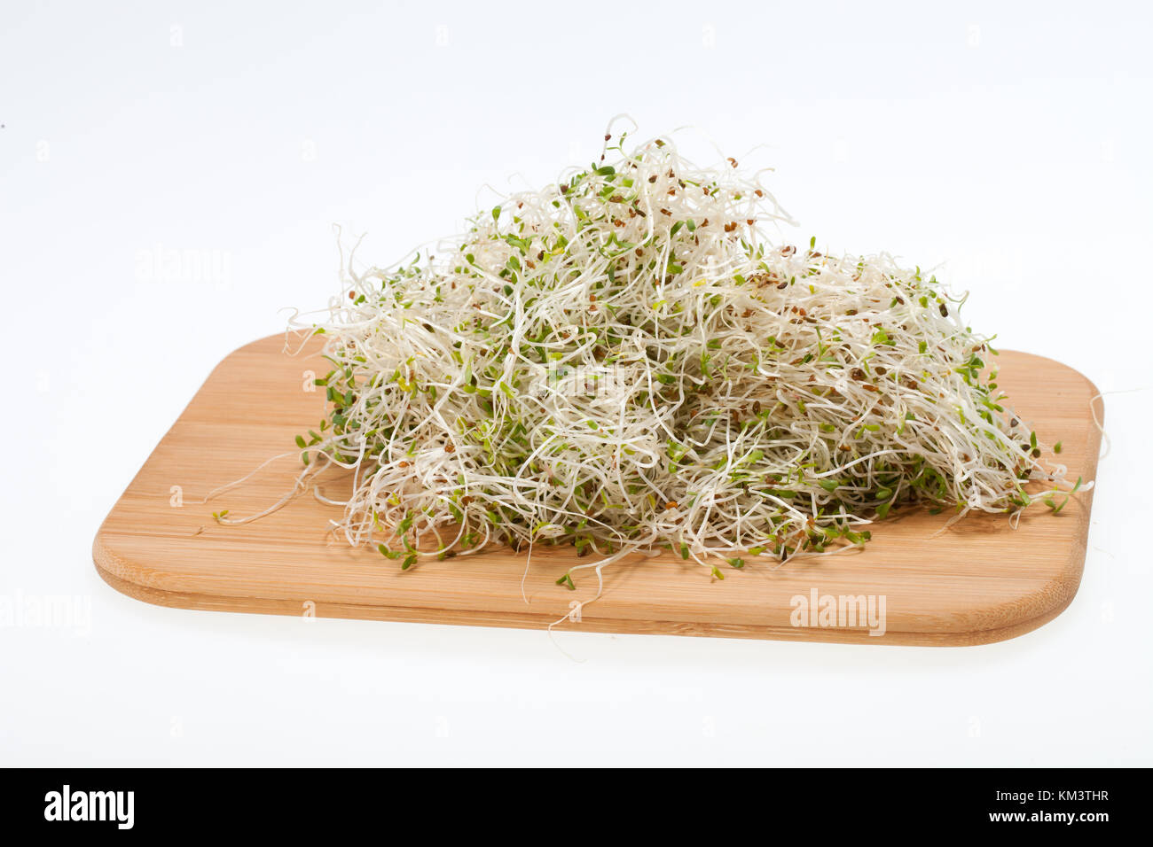The healthy diet. Fresh sprouts isolated on white background Stock ...