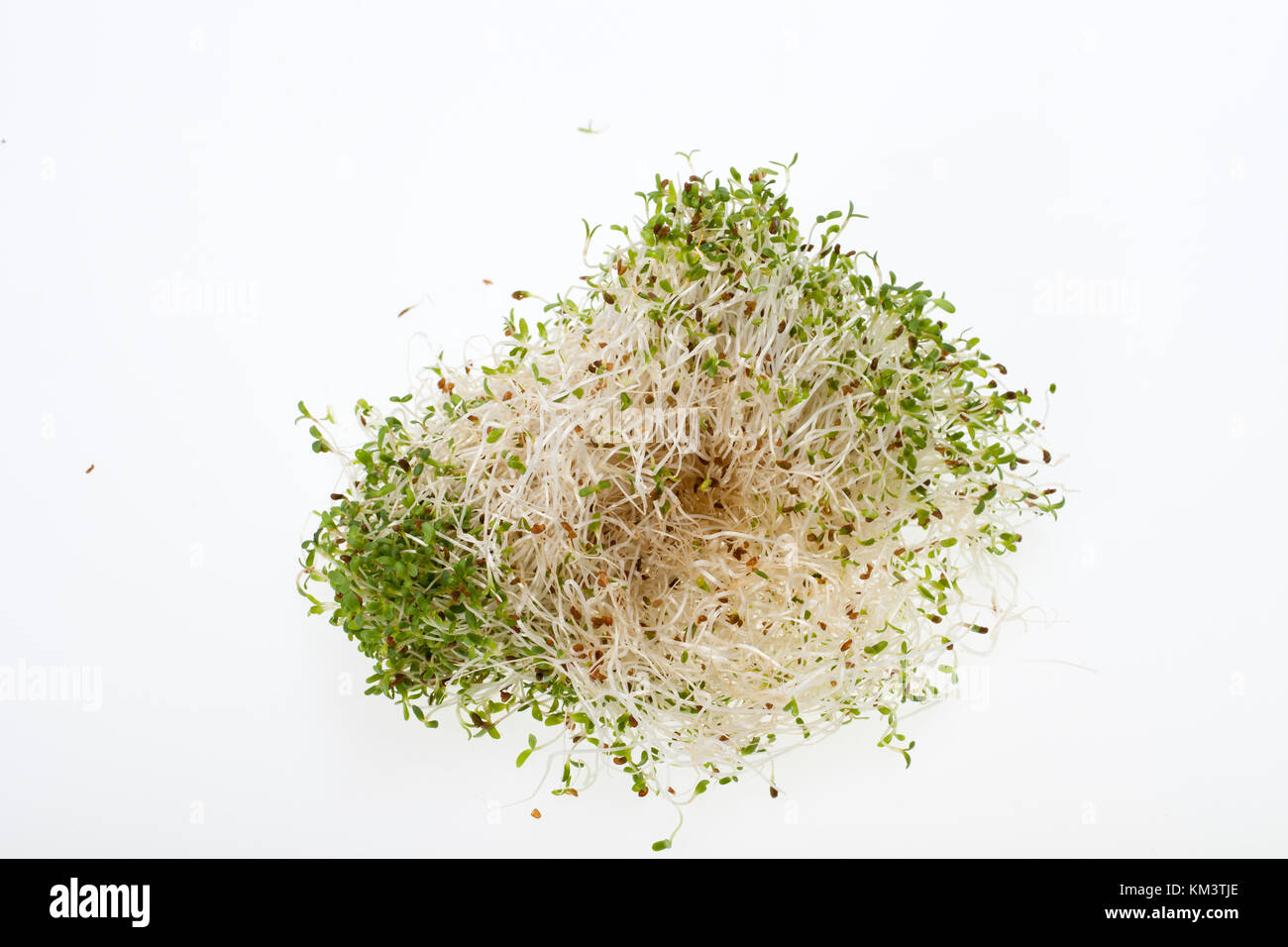 The healthy diet. Fresh sprouts isolated on white background Stock ...