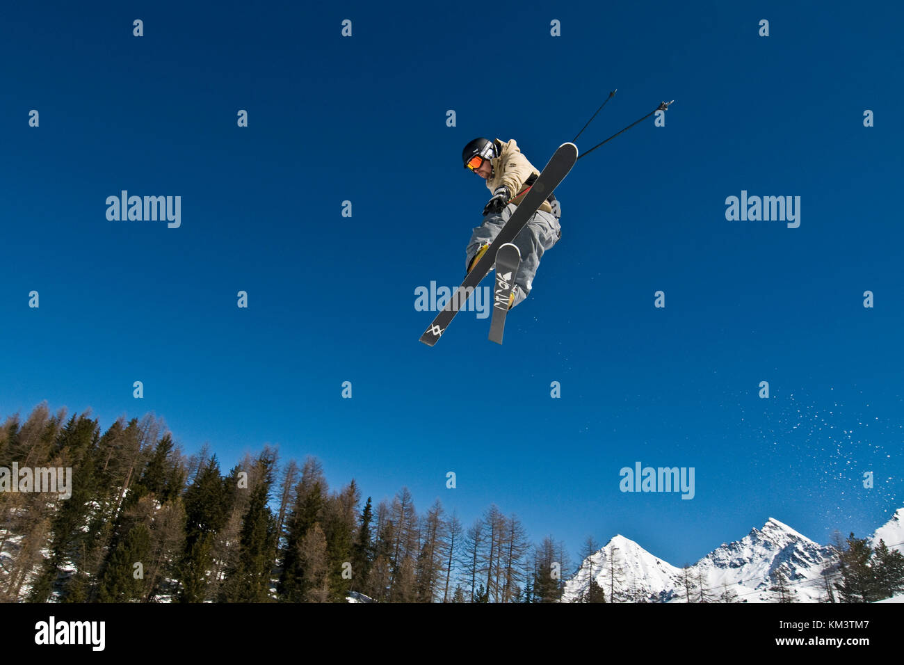 Snow park, Pila, Aosta Valley, Italy Stock Photo - Alamy