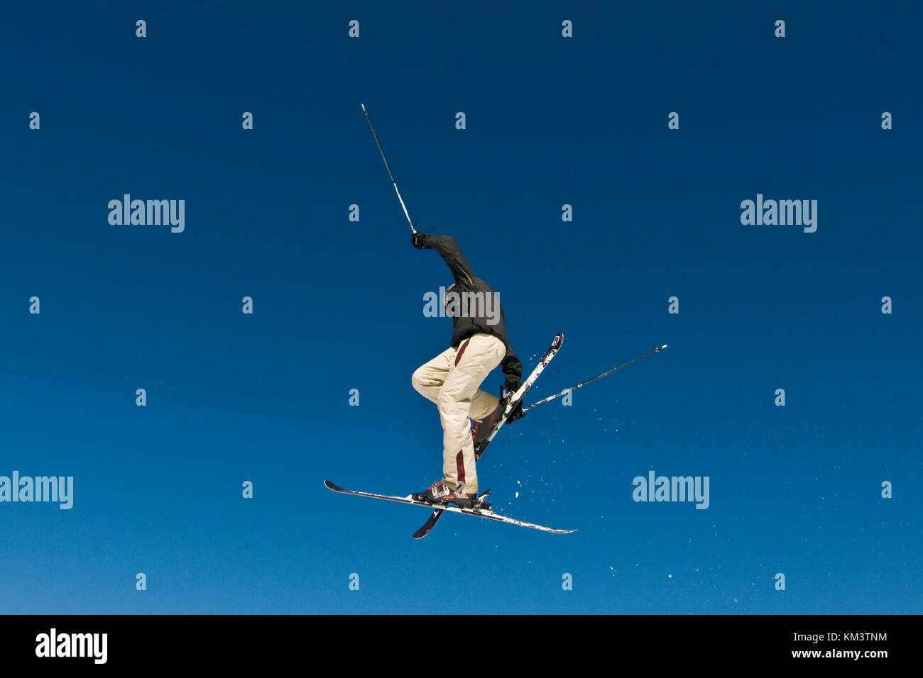 Valley of ski jumps hi-res stock photography and images - Alamy