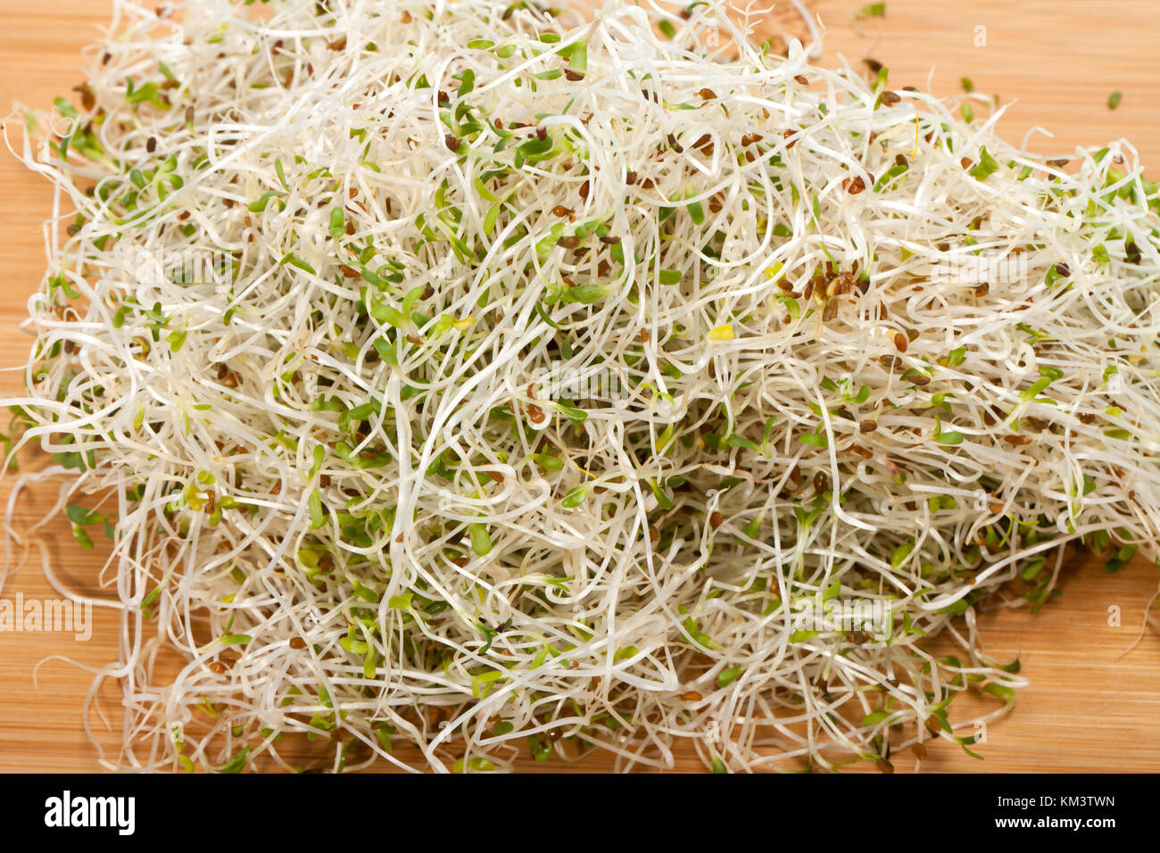 The healthy diet. Fresh sprouts isolated on white background Stock ...