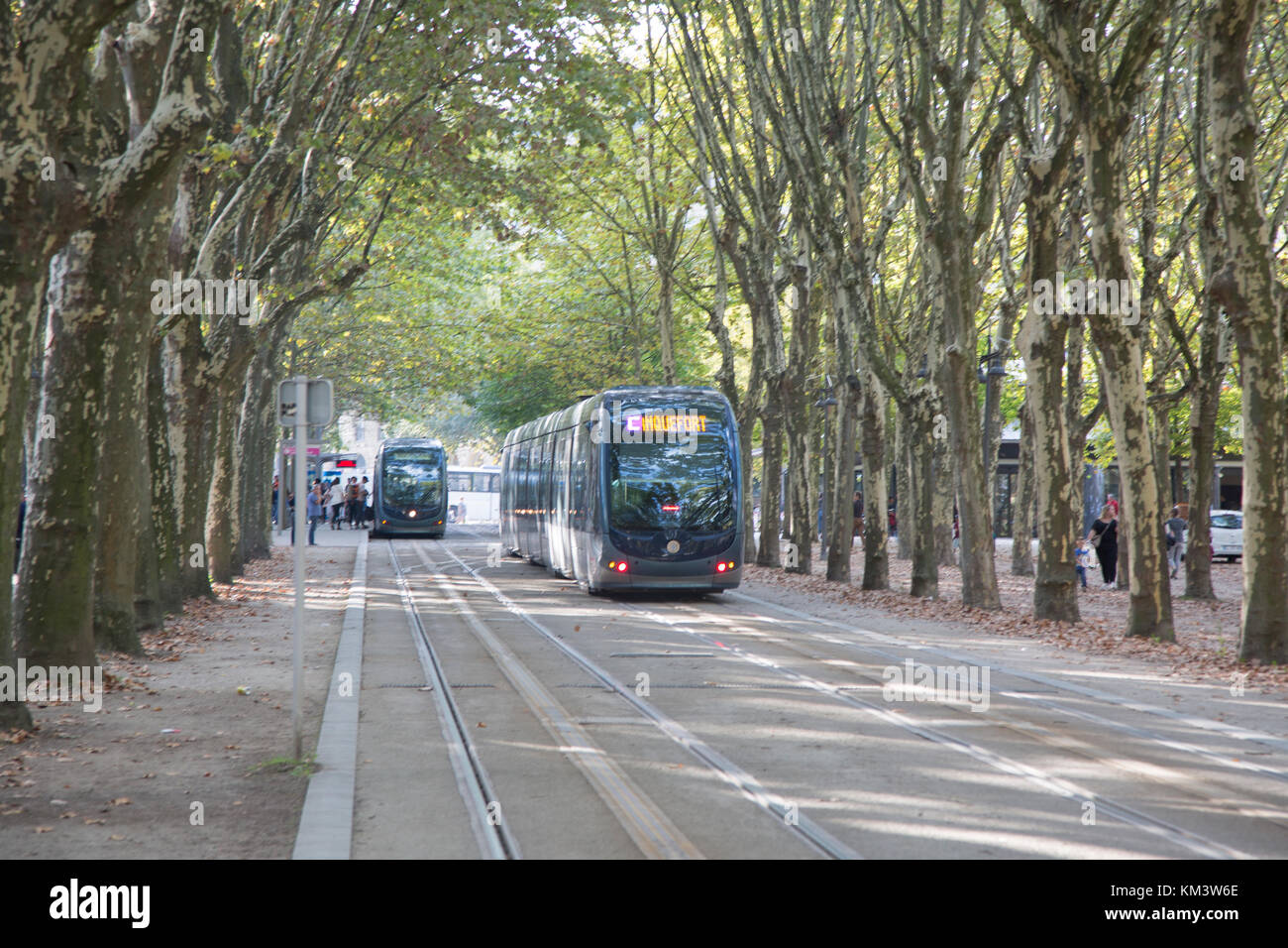Tram stop bordeaux hi-res stock photography and images - Alamy