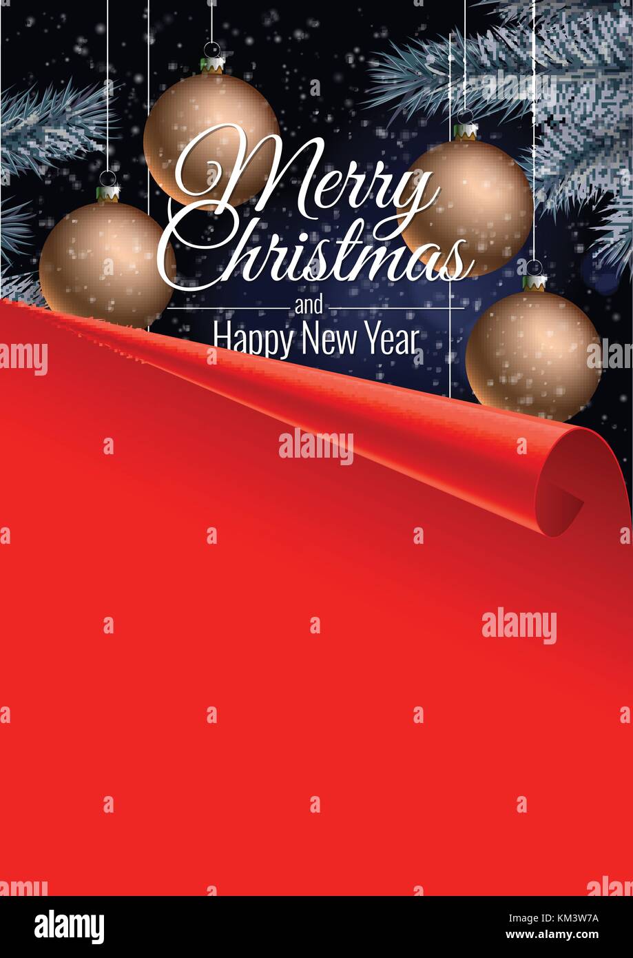 Winter holiday table christmas Stock Vector Images - Alamy