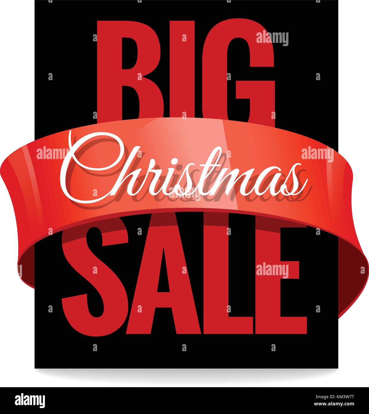 Christmas sale sign red Stock Vector Images - Alamy