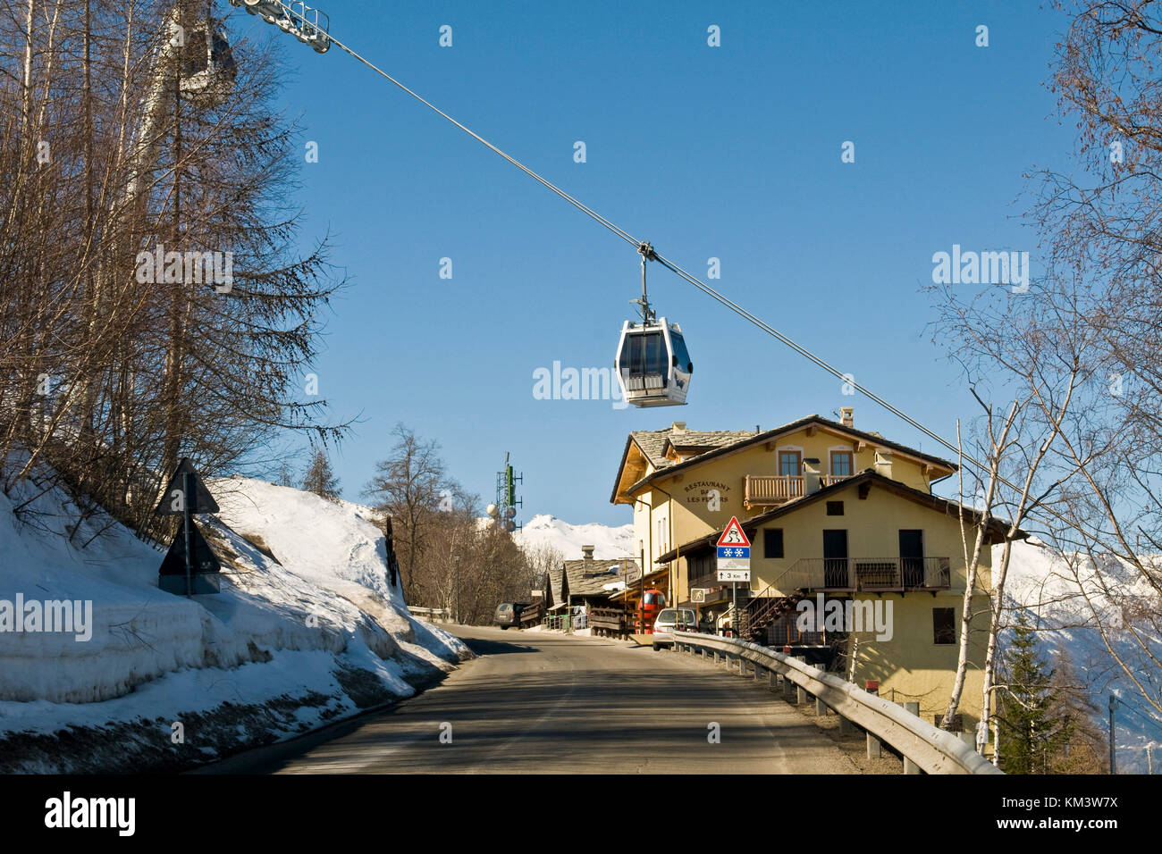 Pila, Aosta Valley, Italy Stock Photo - Alamy