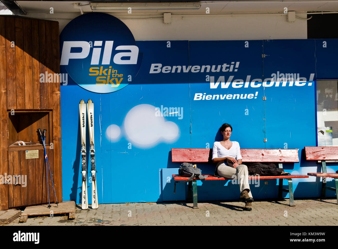 Pila, Aosta Valley, Italy Stock Photo - Alamy