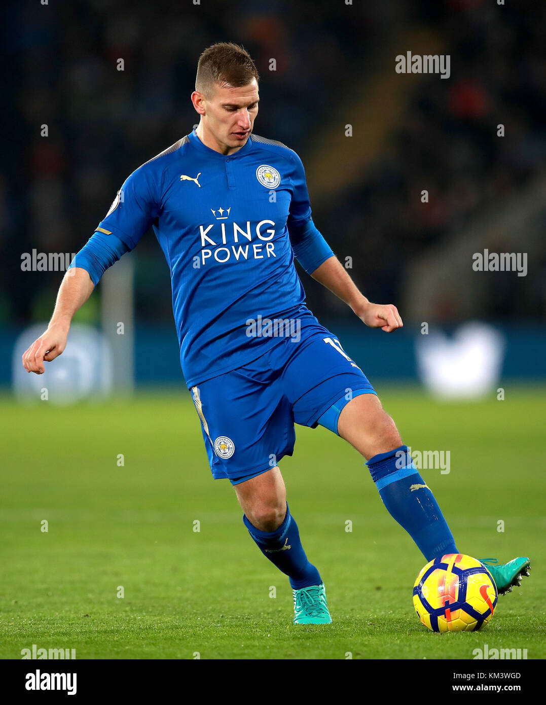 Leicester City's Marc Albrighton Stock Photo - Alamy