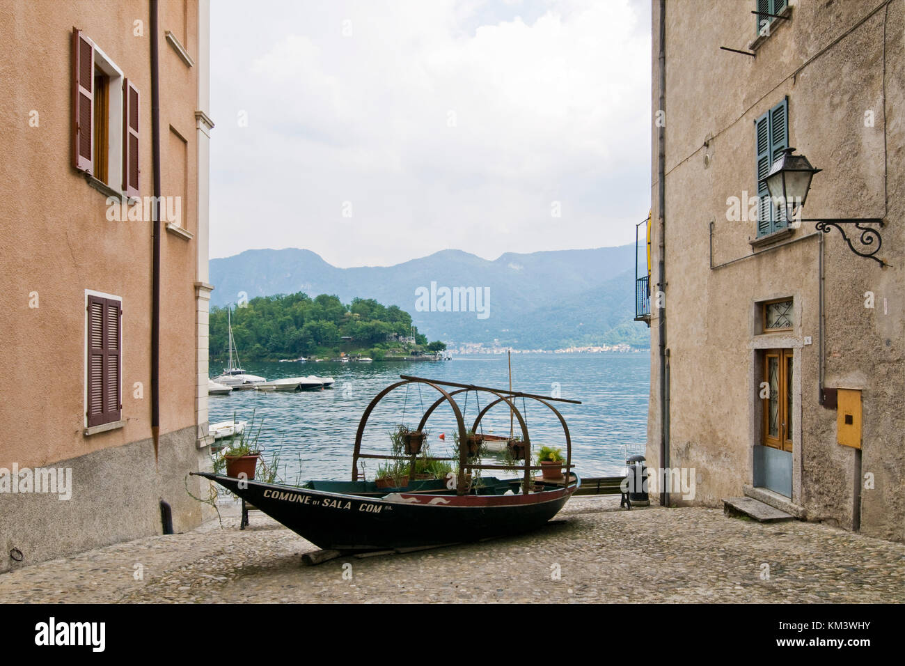 Sala Comacina, Como lake, Italy Stock Photo - Alamy