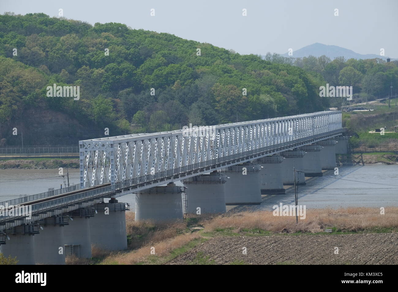 North Korea South Korea Border Bridge North Korea Cuts Off Land