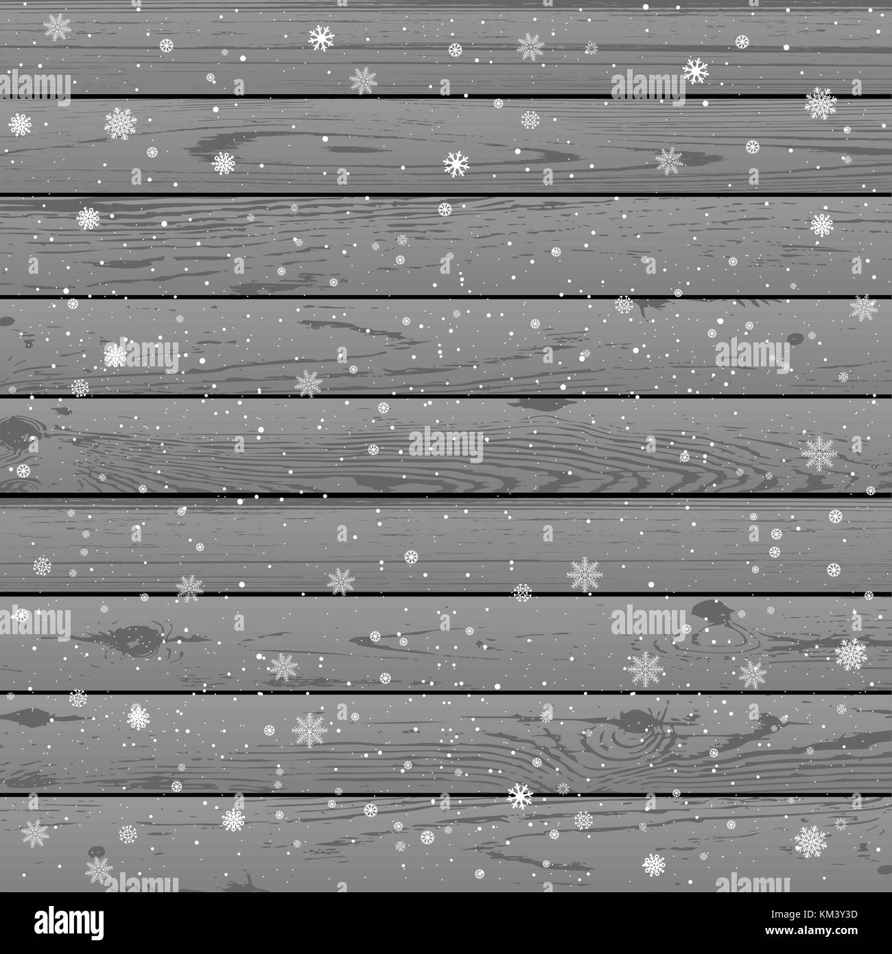 Christmas snow winter wood background Stock Vector Image & Art - Alamy
