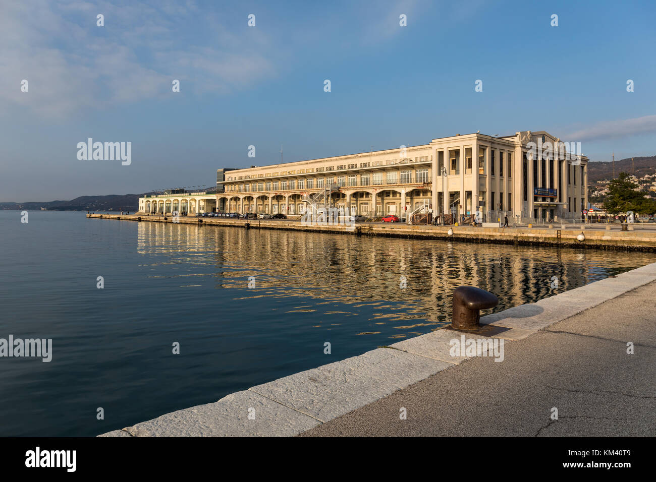 Molo dei Bersaglieri, Trieste, Friuli Venezia Giulia, Italy Stock Photo ...