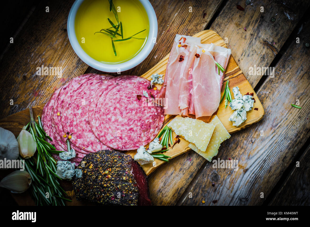 Cured meats horizontal hi-res stock photography and images - Alamy