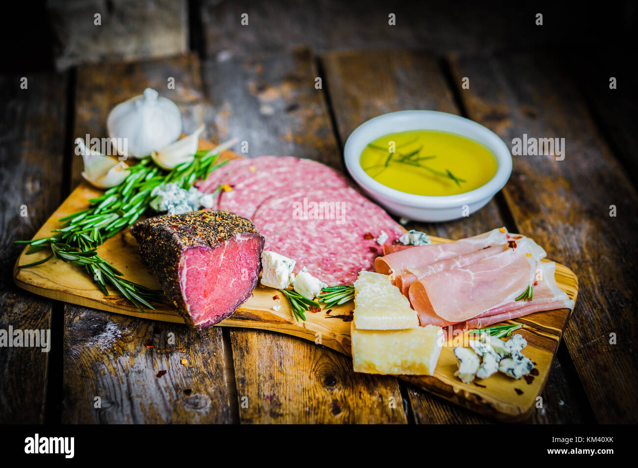 Cured meats horizontal hi-res stock photography and images - Alamy