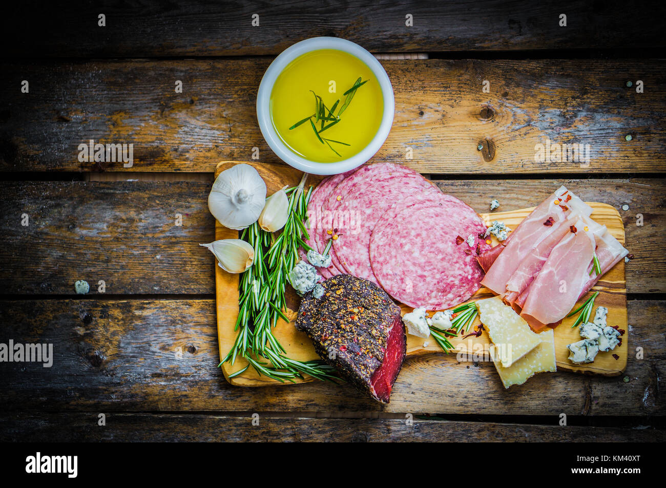 Cured meats horizontal hi-res stock photography and images - Alamy