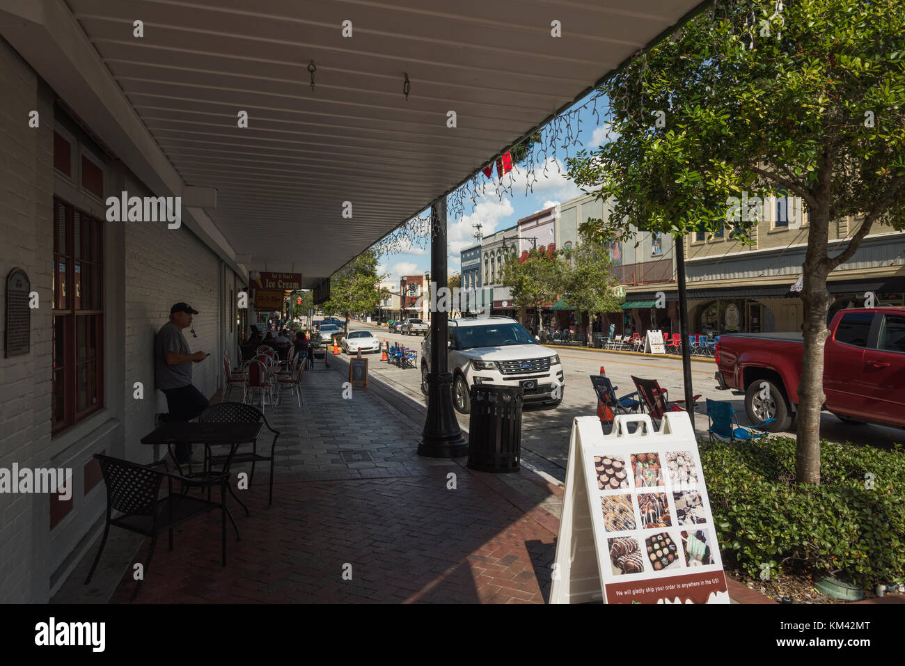Businesses and Storefronts on Woodland Blvd DeLand, Florida USA Stock ...