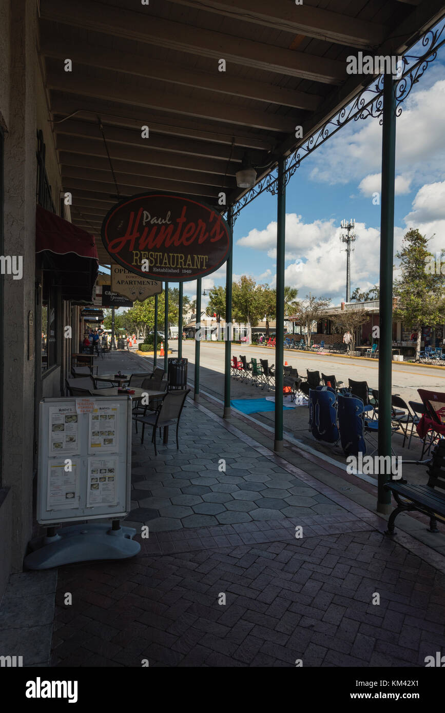 Businesses and Storefronts on Woodland Blvd DeLand, Florida USA Stock ...