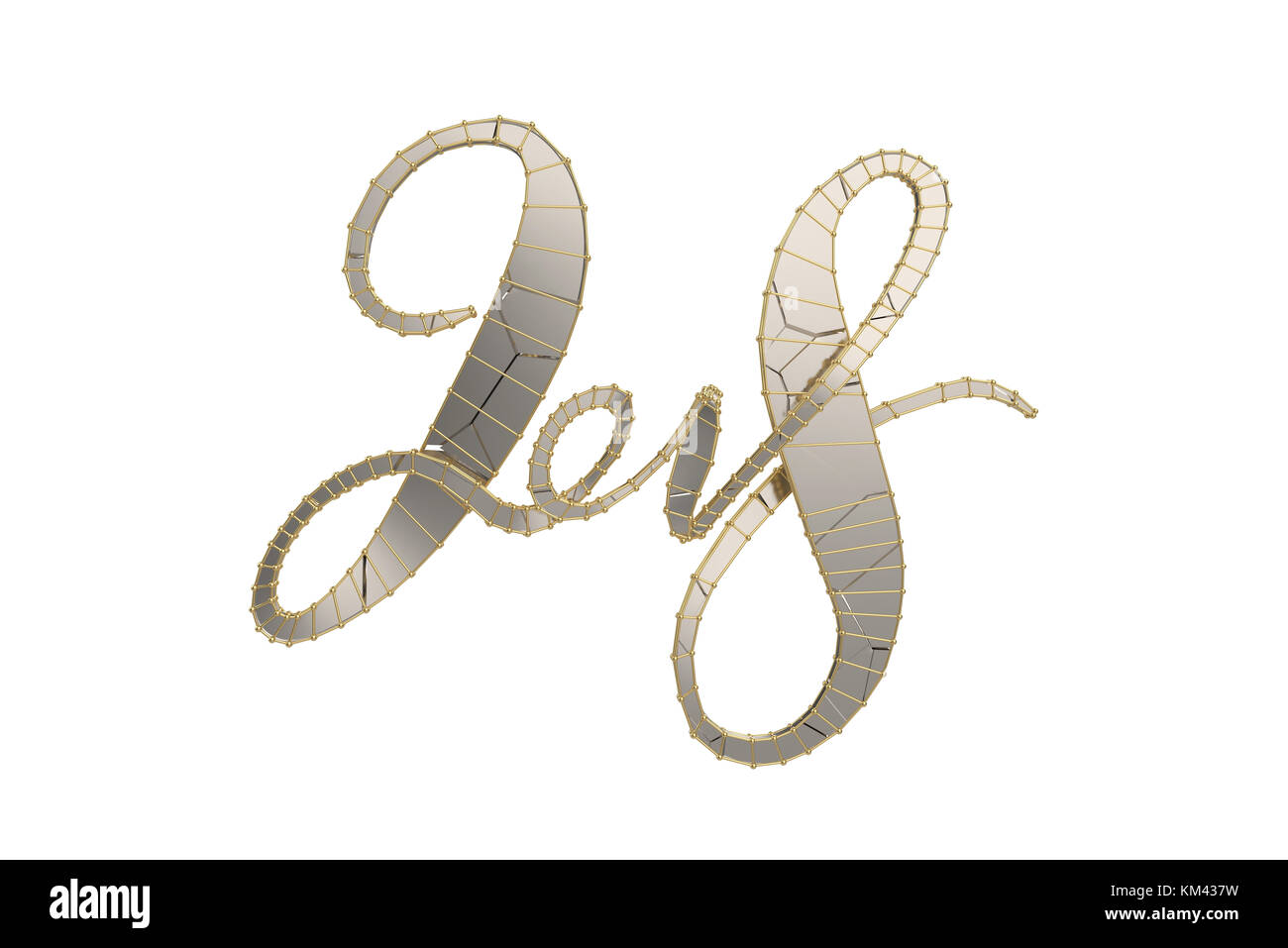 New 2018 year golden silver broken lettering number figures isolated on ...