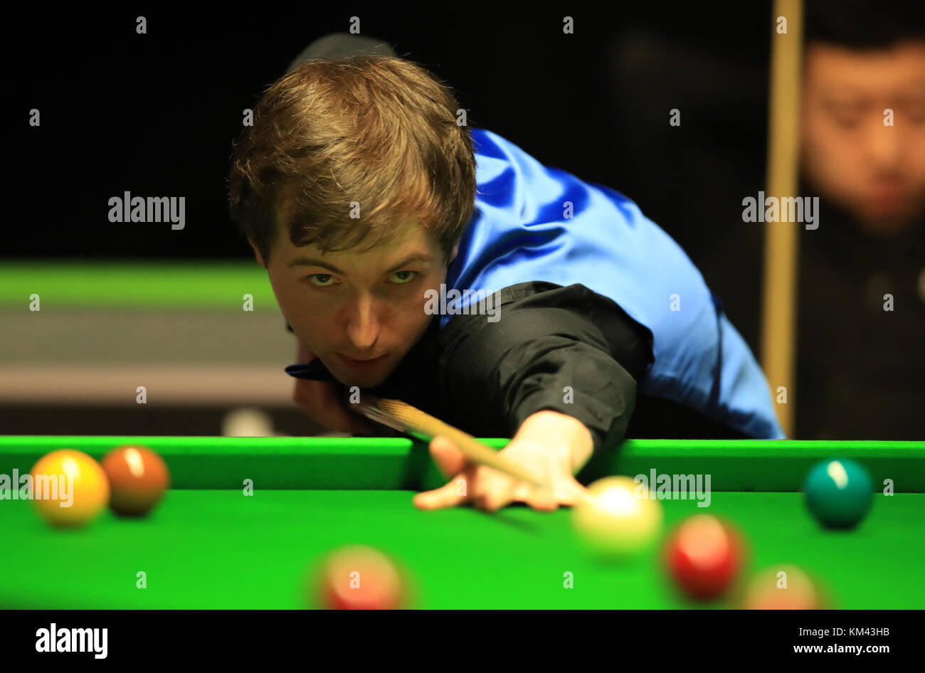 Scott Donaldson during his match with Li Hang on day seven of the 2017 ...