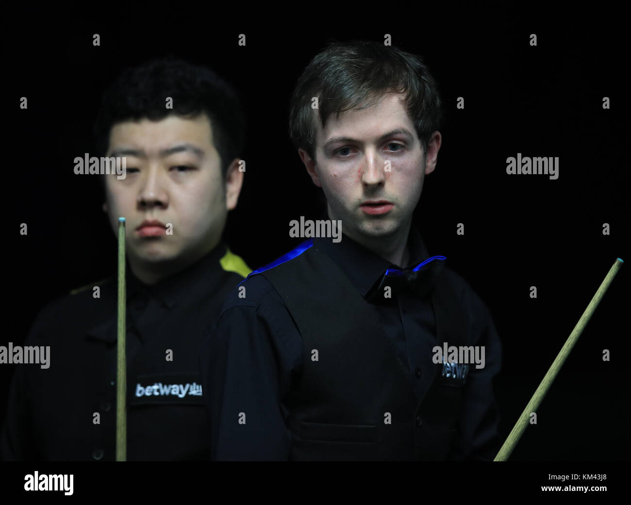 Scott Donaldson during his match with Li Hang on day seven of the 2017 ...