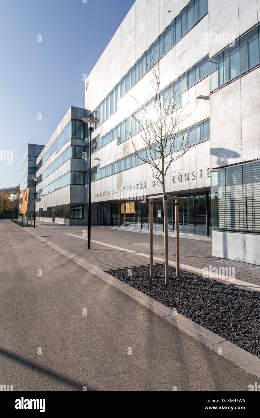 New building of the Folkwang University of the Arts, on the grounds of ...