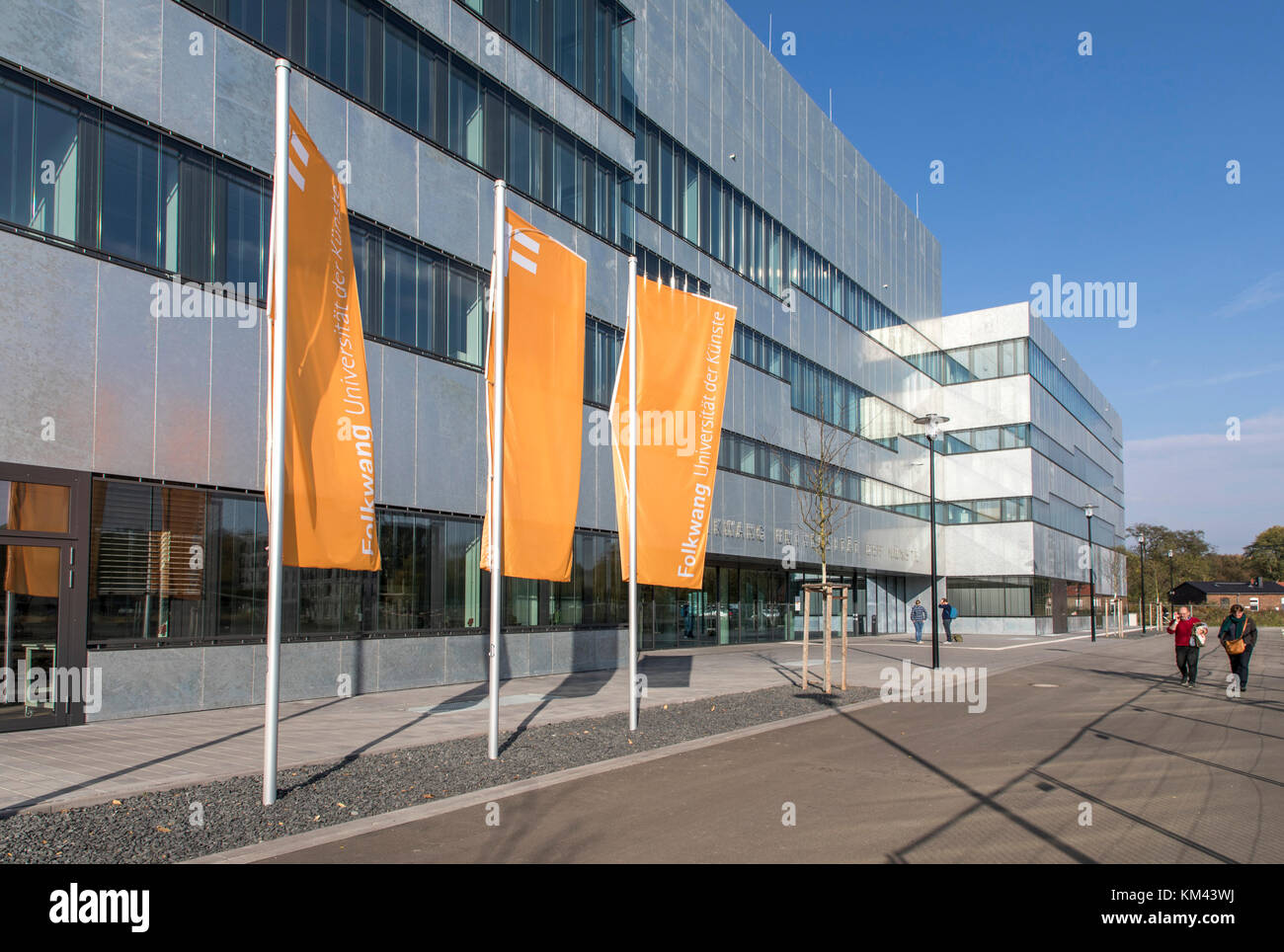 New building of the Folkwang University of the Arts, on the grounds of ...